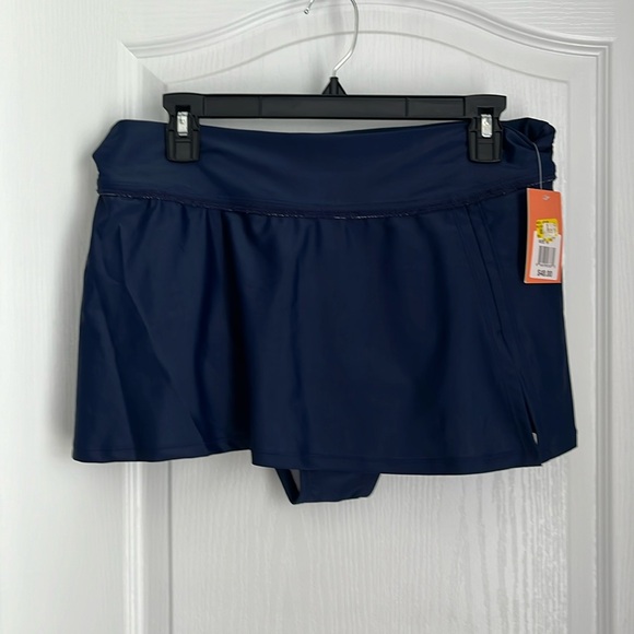 noon swim | Swim | Nwt Noon Swim Bathing Suit Skirt Bottom Navy 6 ...